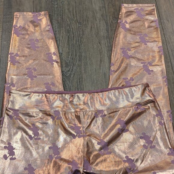 Disney | Pants & Jumpsuits | Disney Leggings Pants Womens Xl Rose Gold ...
